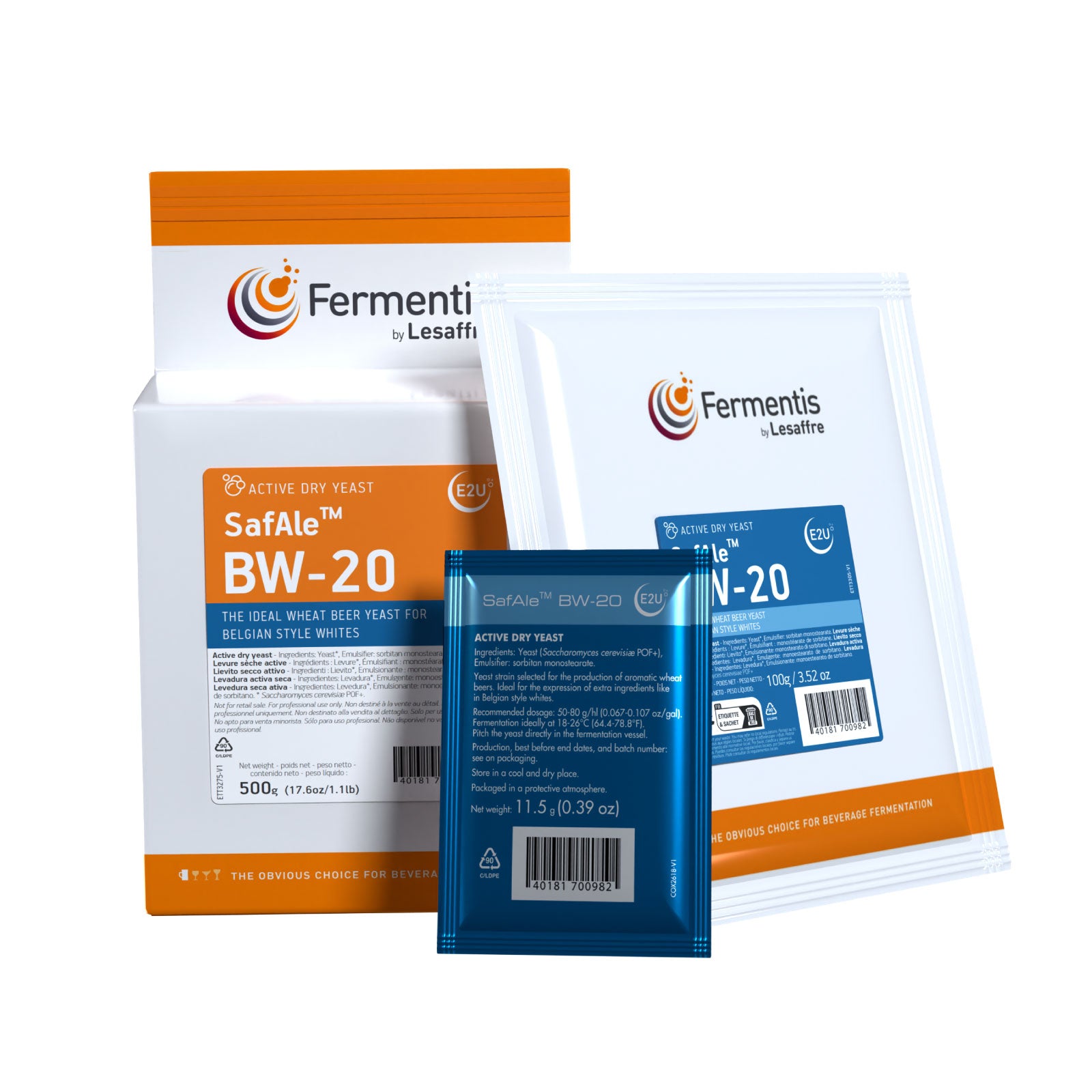 Fermentis Safale BW-20 Yeast 11.5g – BrewKegTap